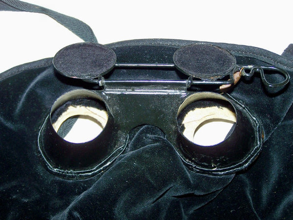 MASONIC ODD FELLOWS Hoodwink Glasses Blindfold Ceremonial Initiation B ...