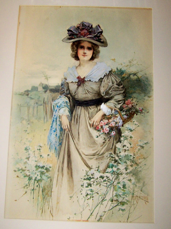 PORTRAIT Tagged "Watercolour" - Tenth Legion Fine Books & Art